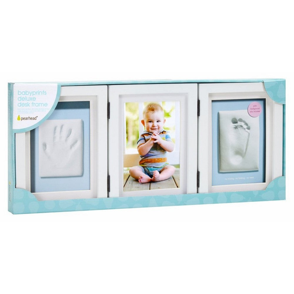 Pearhead Babyprints Deluxe Desktop Frame - White – Bloom Connect